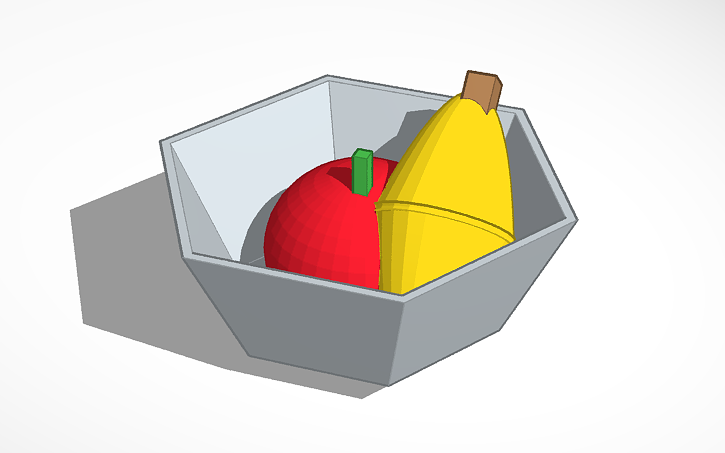 3D design Fruit bowl | Tinkercad
