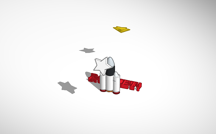 3D design Tinker Rocket - Chera Kamin Kaya | Tinkercad