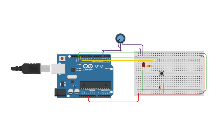 Circuit design Interrupt | Tinkercad