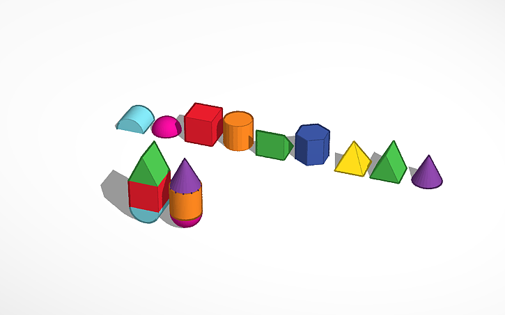 3D design 2D-3D - Tinkercad