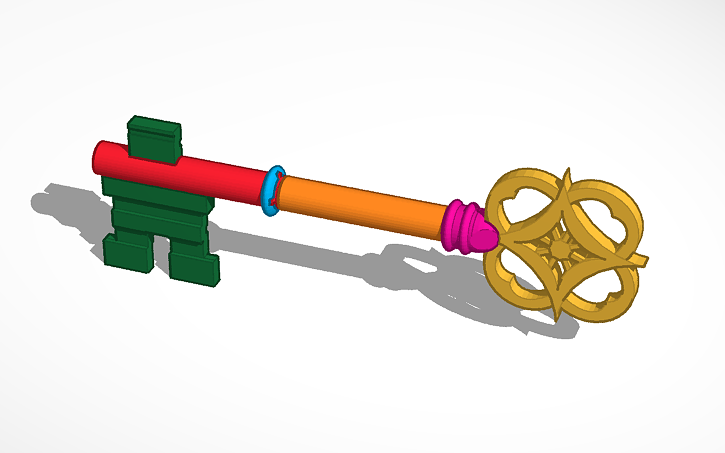 3D design Key Demo | Tinkercad