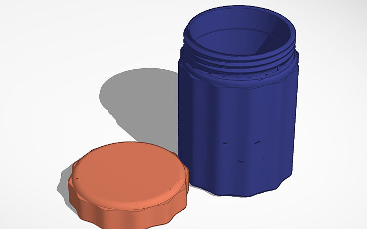 3D design Time capsule - Tinkercad
