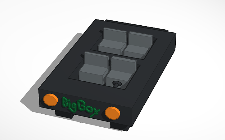 3D design “Big Boy” Buggy - Tinkercad