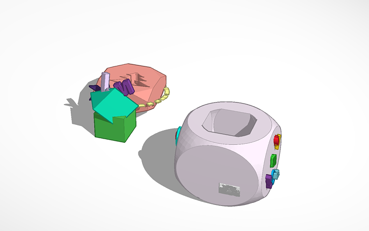 3D design marilena compass box | Tinkercad