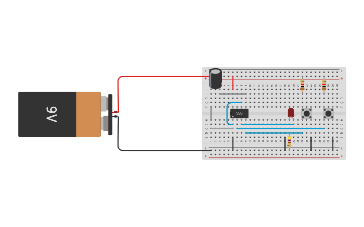 Circuit design Copy of 555 TIMER BASICS – BISTABLE MODE | Tinkercad Circuit design Copy of 555 TIMER BASICS – BISTABLE MODE | Tinkercad