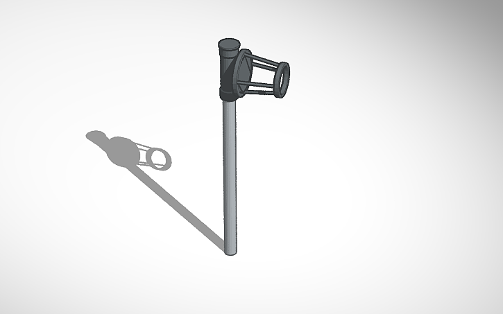 3D design Wind sock frame - Tinkercad