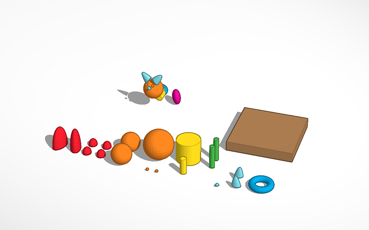 3D design Cat Kit -Easy Level - Tinkercad