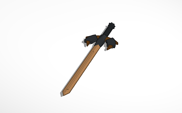 3D design Earth Sword | Tinkercad