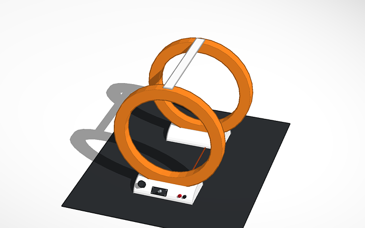 3D design helmholtz coil - Tinkercad