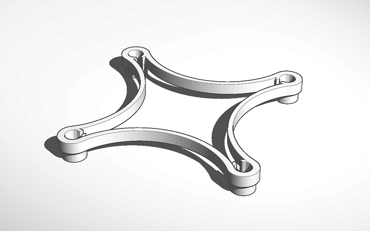 3D design Rubber Band Frame 110mm | Tinkercad