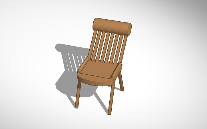 3D design Cardboard Chair | Tinkercad