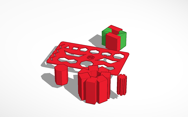 3D design Copy of Copy of Organic chemistry stencil | Tinkercad
