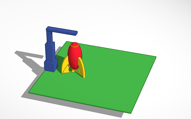 3D design Rocketship tutorial (James Floyd Kelly) - Tinkercad
