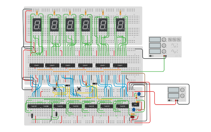 Circuit design RELOG DIGITAL- EDI - Tinkercad
