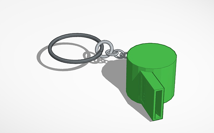 3D design whistle - Tinkercad