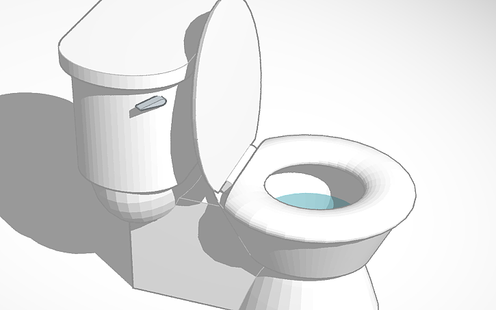 3D design WC - Tinkercad