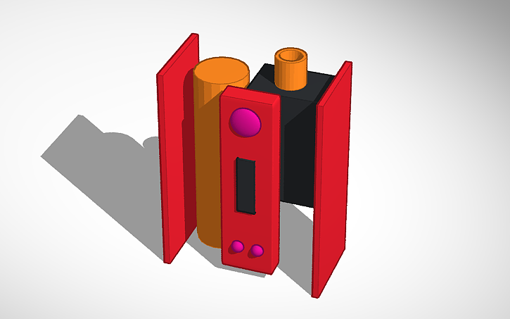 3D design AIO DNA75 - Tinkercad