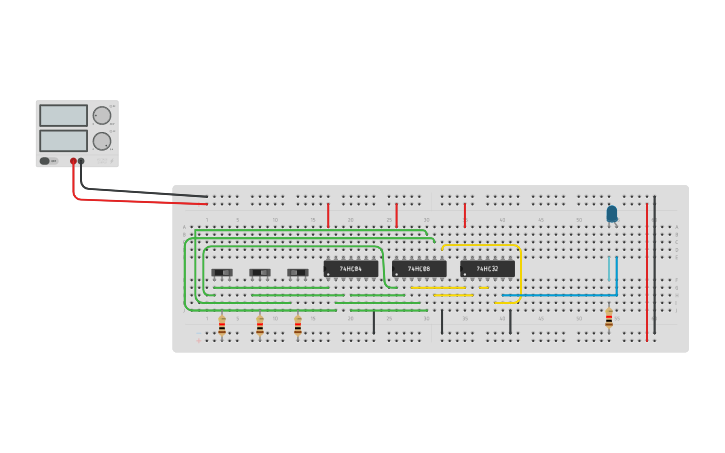 Circuit Design Sop Using Basic Gate Tinkercad