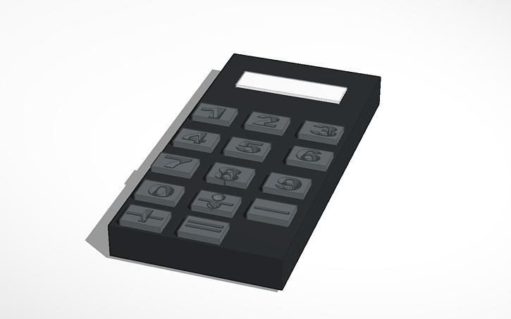 3D design Calculator - Tinkercad