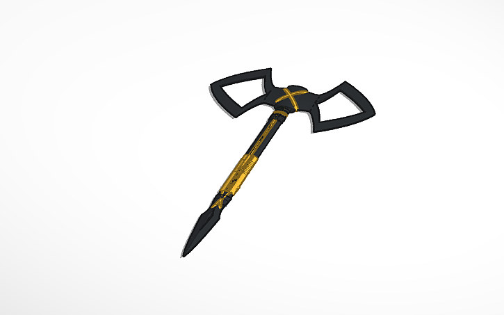 3D design GoldMour CQC Throwing Tomahawk | Tinkercad