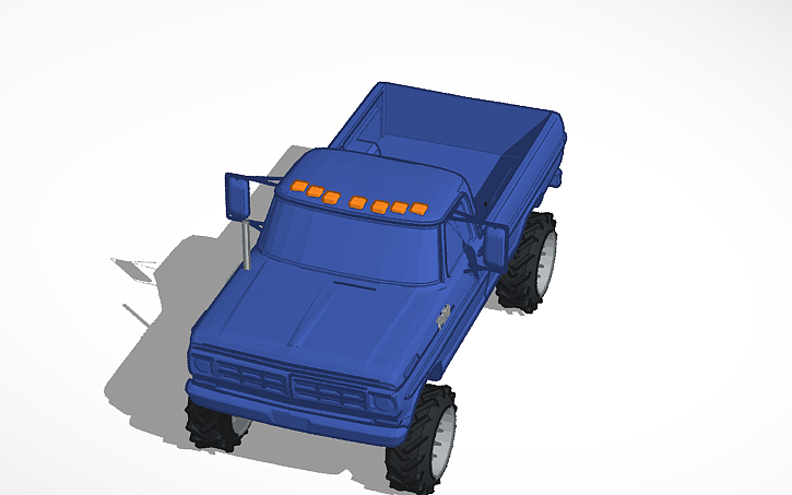 3D design 1972 f-250 7.3 powerstroke dream truck magic mullets truck ...