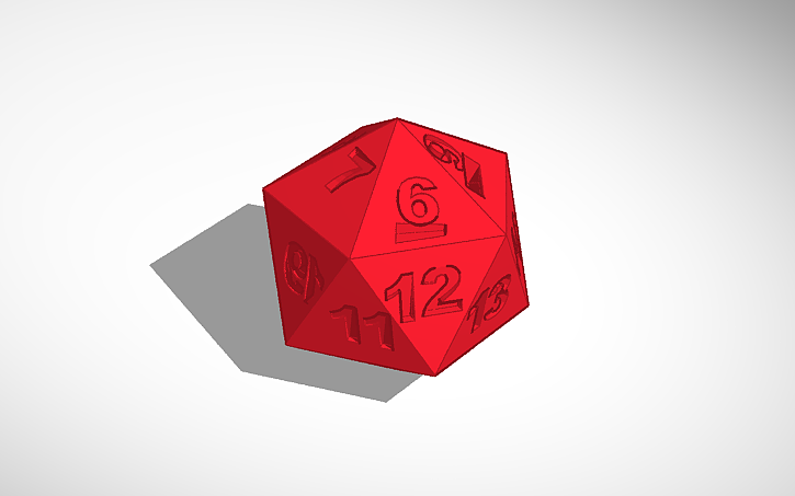 3D design Dungeons and dragons cubes??? - Tinkercad