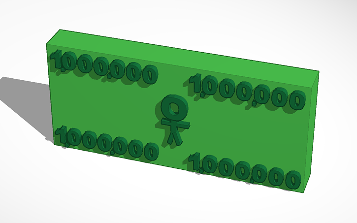 3D design Money Man | Tinkercad