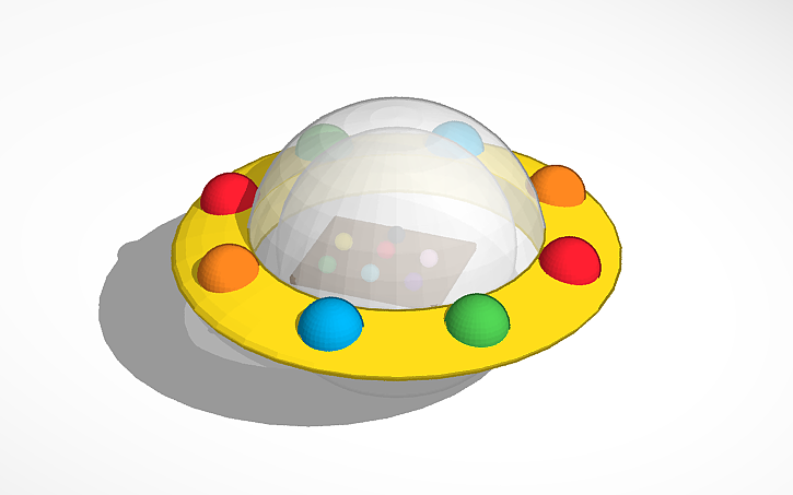 3D design UFO - Tinkercad