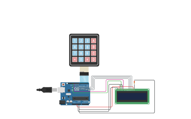 Circuit design ASSESMENT 2: ARDUINO CALCULATOR - Tinkercad