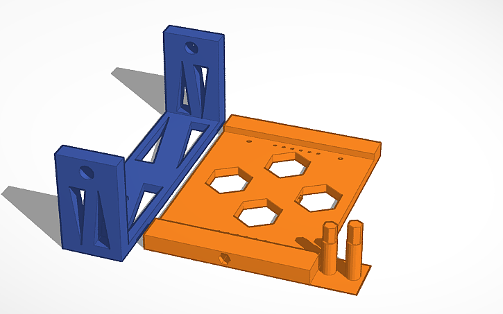 3D design 2D to 3D Lidard_standV2(rplidar a1m8) - Tinkercad