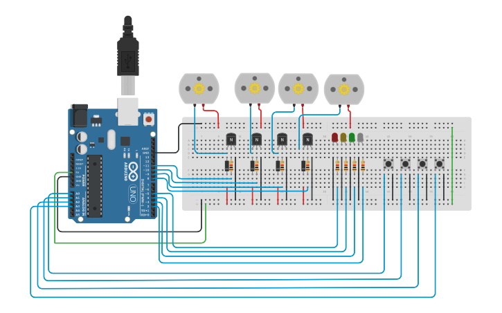 Circuit design Vending Machine | Tinkercad