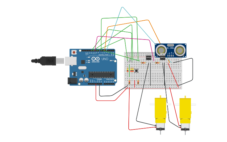 Circuit design projeto 04 portao | Tinkercad