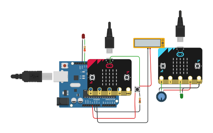 Circuit Design Arduino Botão E Led Tinkercad 