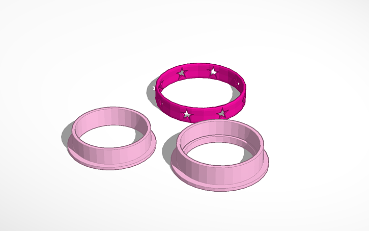 3D design Star Fidget Ring - Tinkercad