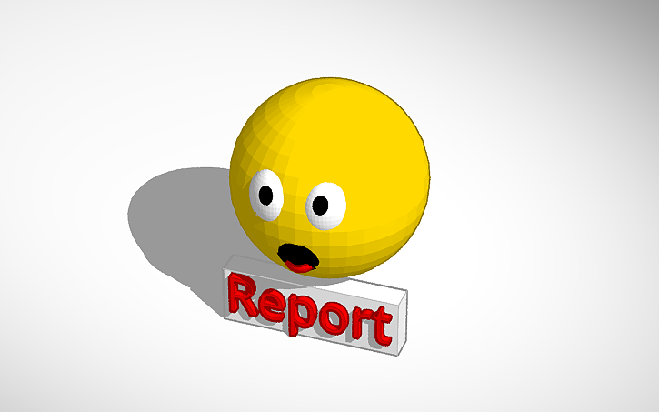 3D design roblox Report icon - Tinkercad