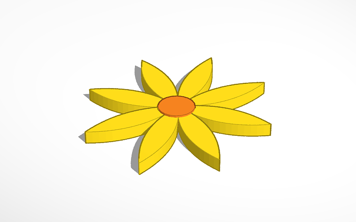 3D design Sunflower - Tinkercad