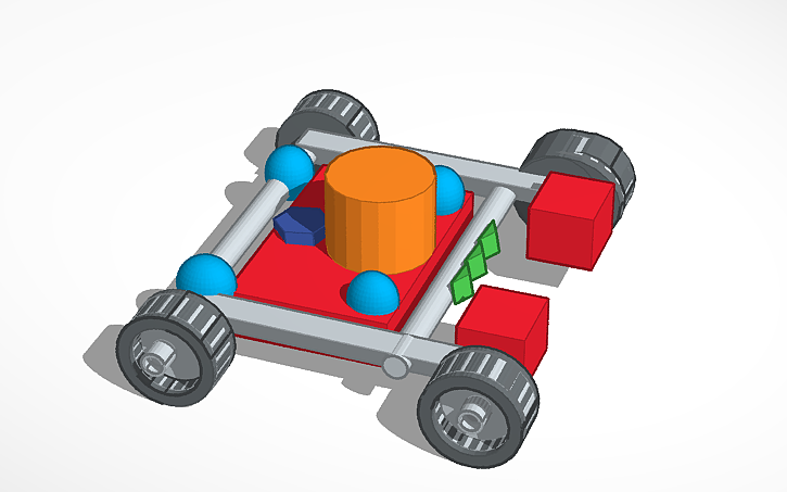 3D design Copy of mars space rover - Tinkercad