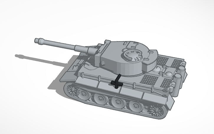 3D design PANZER - Tinkercad
