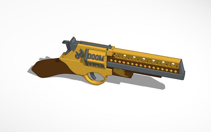 3D design D.V. 66 custom colt python - Tinkercad