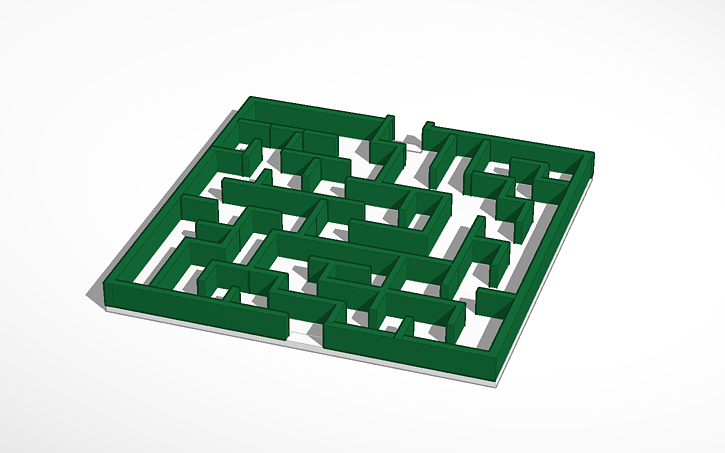 3D design Maze - Tinkercad