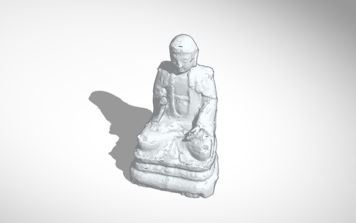 3D design Buddha Statue - Tinkercad