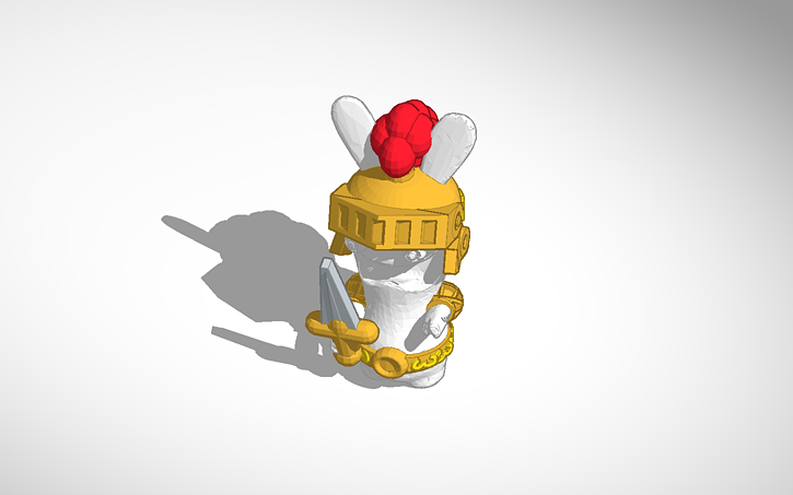 3D design Raving rabbids knight - Tinkercad