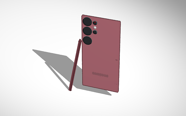 3D design Samsung s22 ultra - Tinkercad