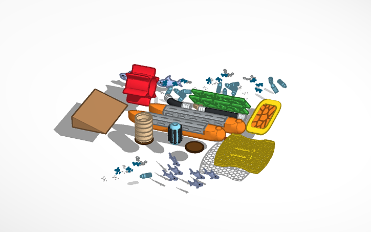 3D design Upcycle Ocean Trash - Tinkercad