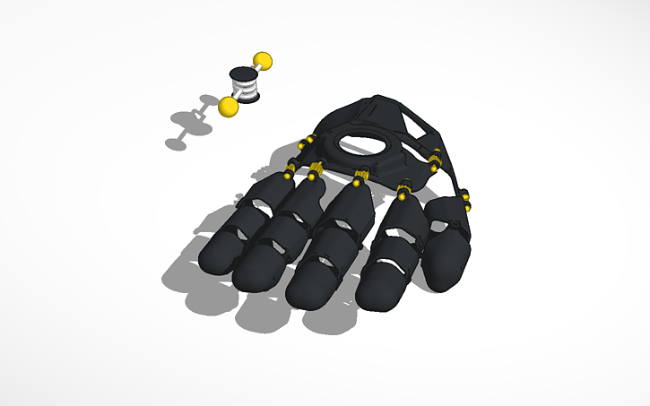 3D design Revamped Clawed Killer Glove(Right) | Tinkercad