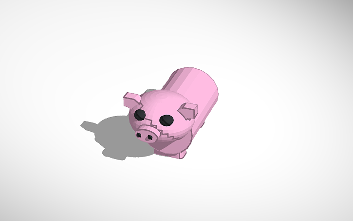 3D design pig | Tinkercad