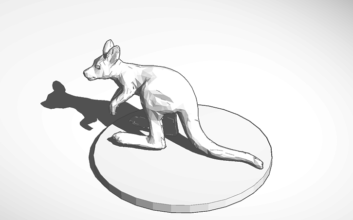 3D design Kangaroo - Tinkercad