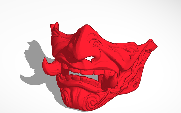 3D design Cyberpunk 2077 Oni Mask cheap - Tinkercad