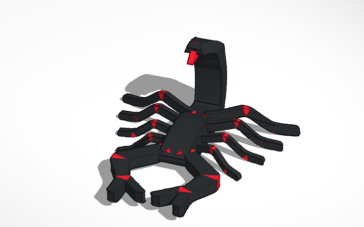 3D design Evil Scorpion - Tinkercad