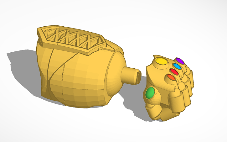 3D design The Infinity Gauntlet for Siege WTF Megatron - Tinkercad